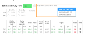 Flight Strip Item: Crew