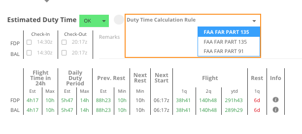 Flight Strip Item: Crew