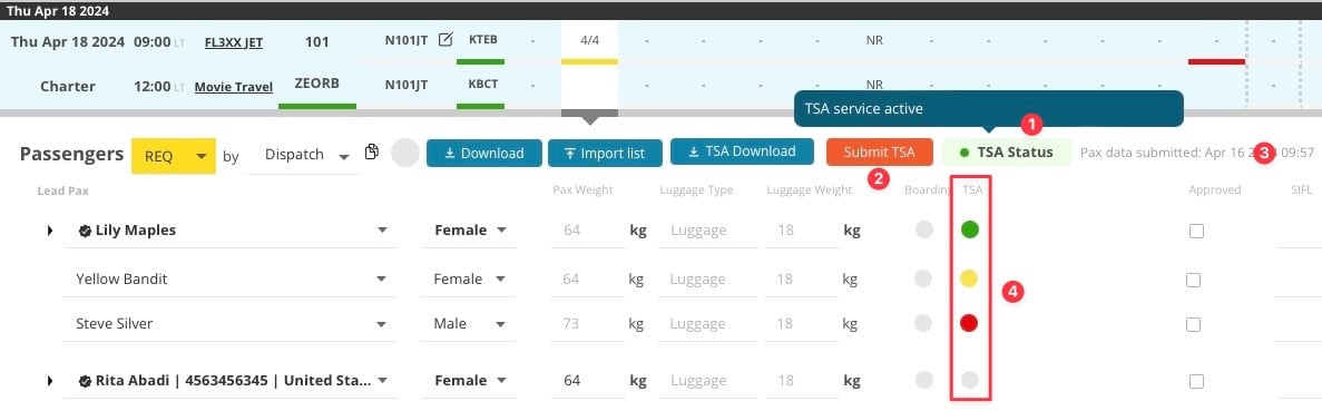 TSA Secure Flight Passenger Screening (New)