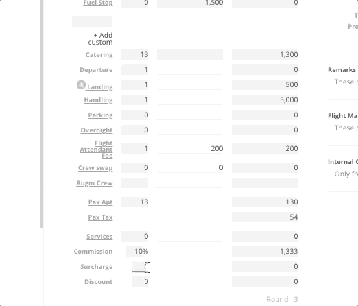 Manually Amending Your Prices and Fees